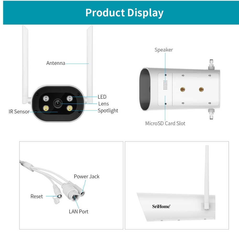 Srihome SH037 5MP CCTV Camera User Manual