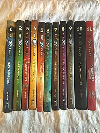 The 39 Clues 1 to 10 Books Set Collection. (The Maze of Bones, One ...
