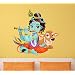 Decals Design 'Lord Krishna with Flute Cute' Wall Sticker (PVC Vinyl ...