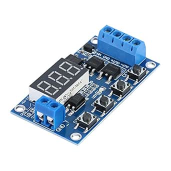 Timer Relay, LED Display Trigger Delay Module DC 5V-36V Time Delay ...
