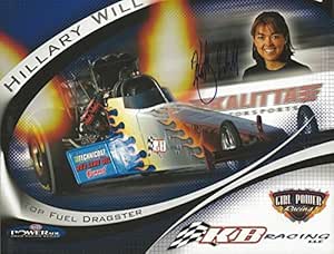 Amazon.com: Hillary Will Signed 8x10 Photo NHRA Girl Power Racing ...
