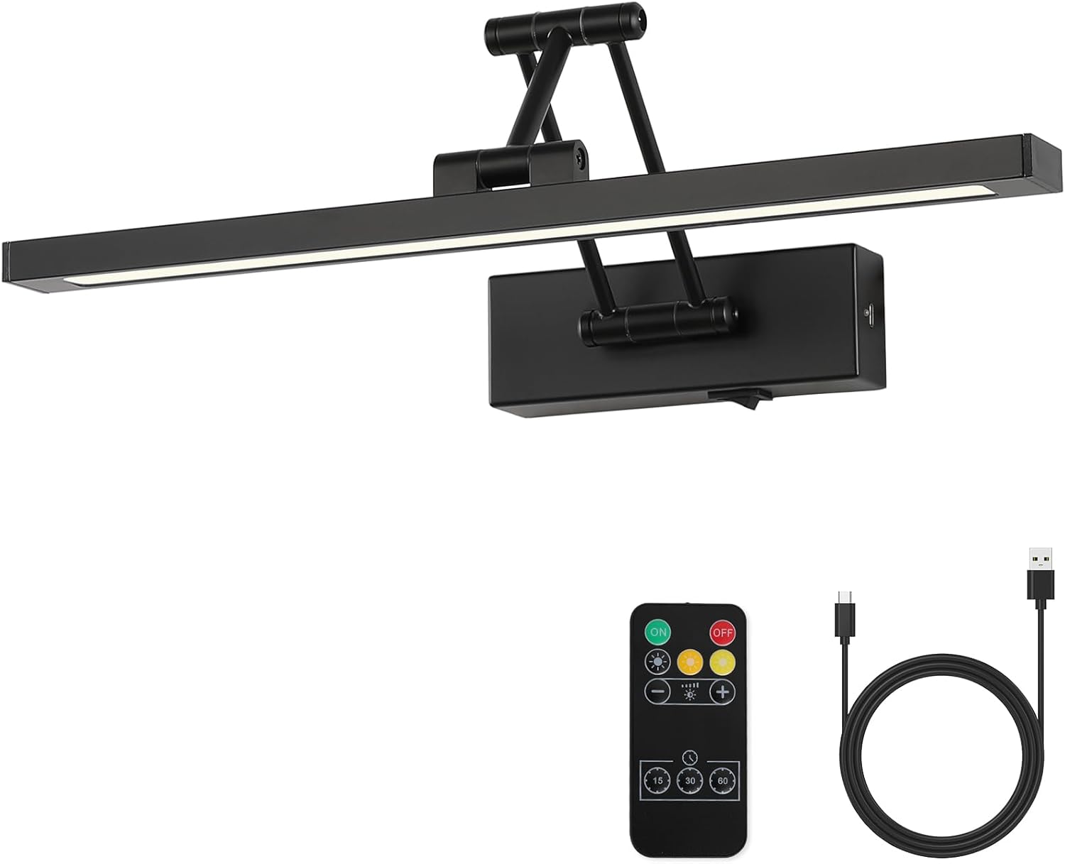 Joossnwell Picture Light Battery Operated Art Lights for Painting with ...