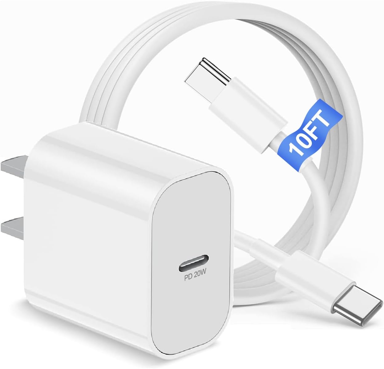Amazon.com: iPhone 16 15 Charger Block and 10ft Type C to C Cable Cord ...