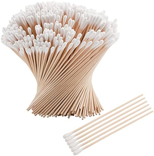 Amazon.com: 400 Tips! 200ct 6 Inch Double-Ended Long Cotton Swabs with ...