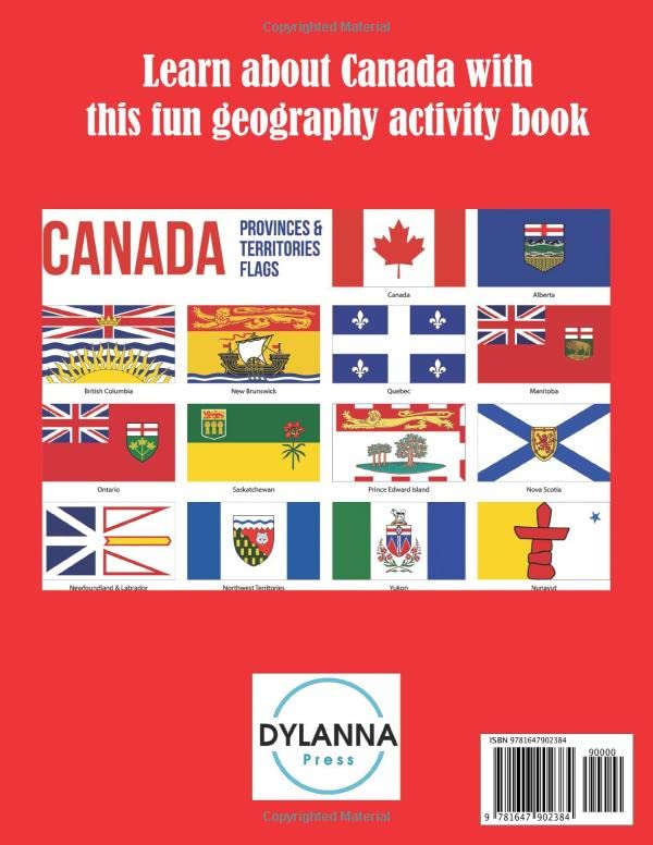 Canada Activity and Fact Book: Canadian Geography Workbook for Kids ...