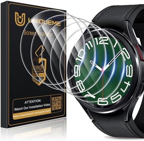 [5 Pack]UniqueMe Designed for Samsung Galaxy Watch 6 Classic 47mm ...