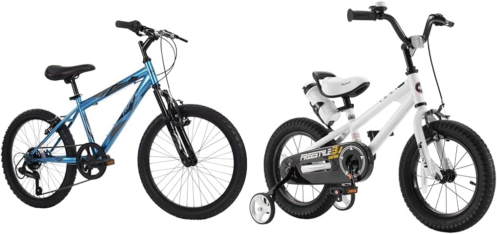 Amazon.com : Huffy 20" Hardtail Mountain Bike Bundle with RoyalBaby 16 ...