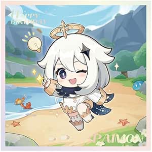 Amazon.com: Genshin Impact Heartfelt Wishes Series Mini Bordered Poster ...