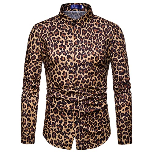 Leoparden Hemd Herren