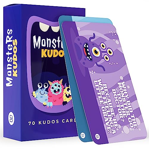 Snapklik.com : 70 Cartoon Monster Kudos Cards - Thank You Appreciation ...