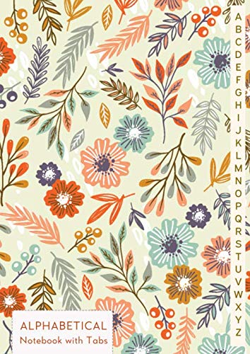 Amazon.com: Alphabetical Notebook with Tabs: A4 Size A-Z Notebook ...