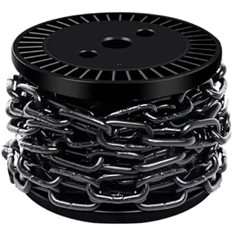 Amazon.com: 19.7 ft 1/4" Metal Hanging Chains Fixture Chain Decorative ...