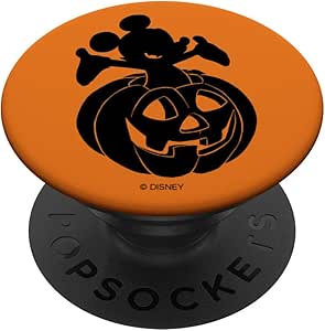 Amazon.com: Disney Mickey Mouse Halloween Pumpkin PopSocket PopSockets ...