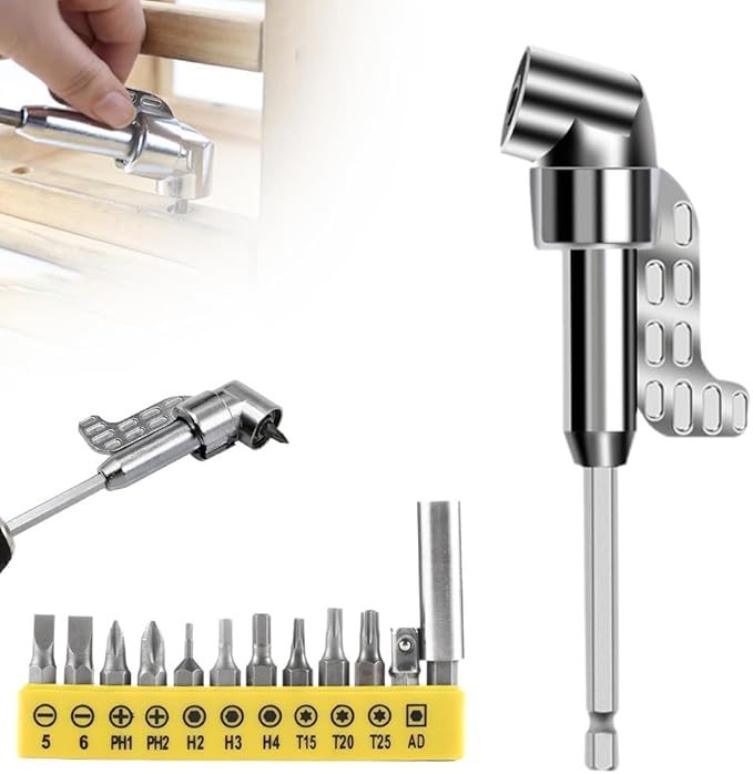 Amazon.com: 105 Degree Right Angle Drill Adapter, 2025 Upgrade Right ...