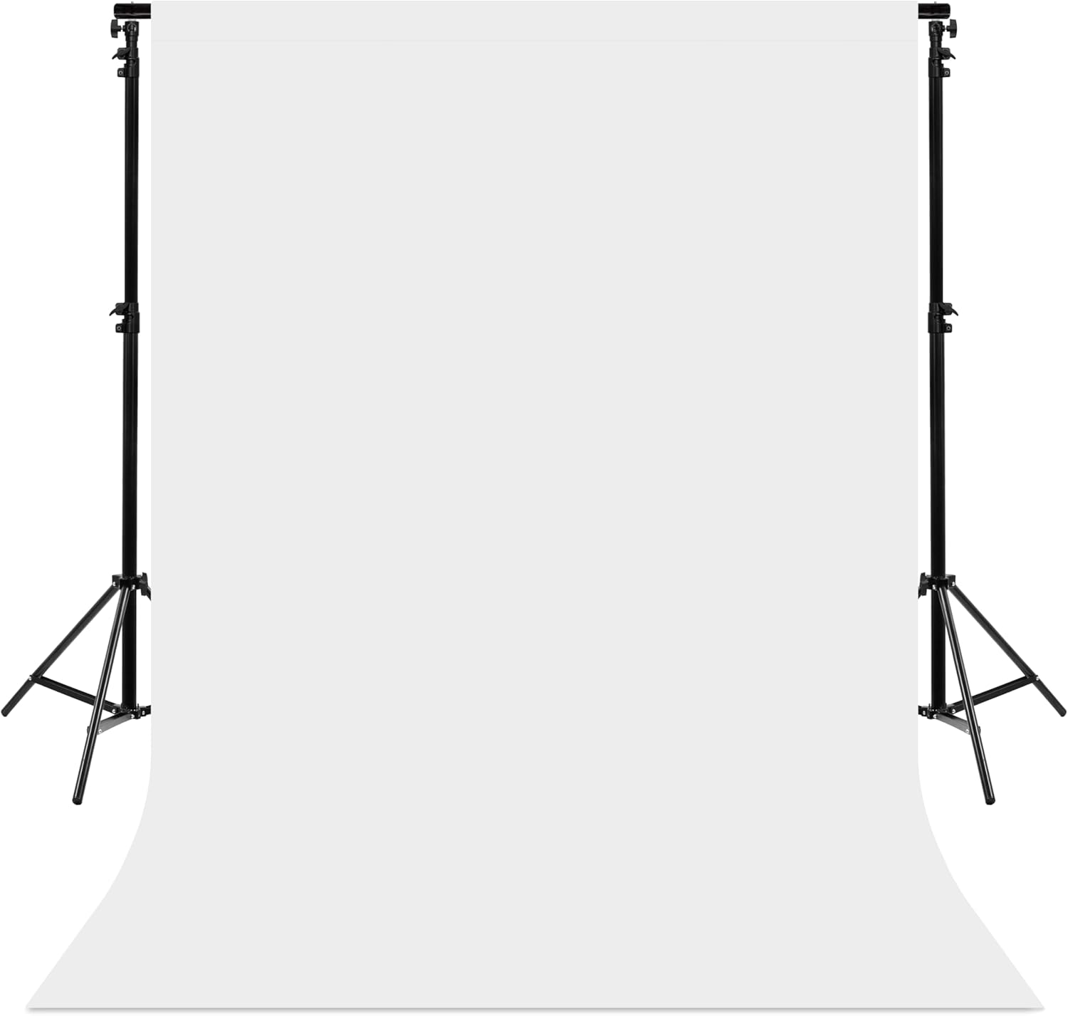 Prism 9x11 FT Brushed Organic Cotton Photo Backdrop, White Screen Cloth ...