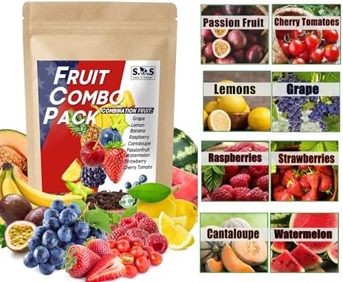 Amazon.com : 1300+ Seeds Fruit Variety Pack, Grow 8 Juicy Summer Fruits ...