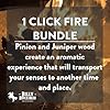 Amazon.com : Billy Buckskin 1 Click Fire 19 LB Firewood Bundle ...