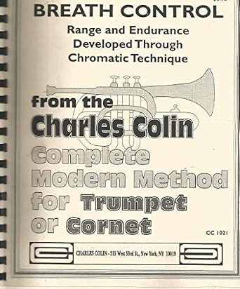 Charles Colin: Breath Control for Trumpet: unknown author: Amazon.com ...