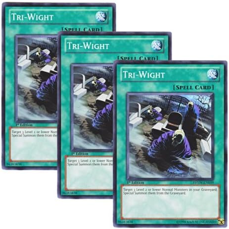 Amazon.co.jp: ★ 3枚セット ★遊戯王 英語版 PHSW-EN059 Tri-Wight トライワイトゾーン (ノーマル ...