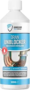 Gardian Drain Unblocker - 500 ml High Strength Drain Cleaner to ...