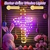Amazon.com: 16 Inch Easter Cross Window Lights Decorations, 8 Lighting ...