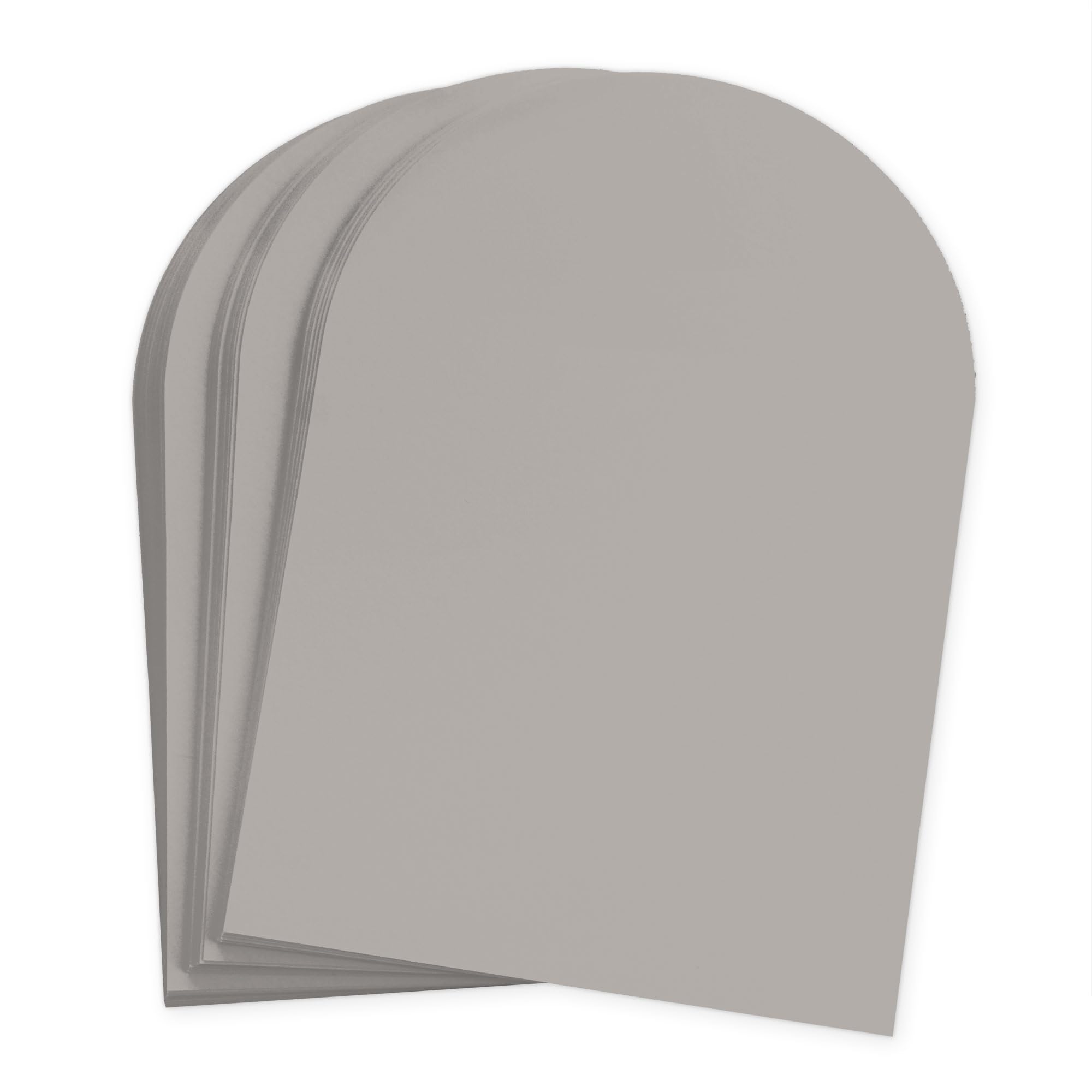 Amazon.com : Stone Grey Arch Shaped Card - A7 Gmund Colors Matt 5 x 7 ...