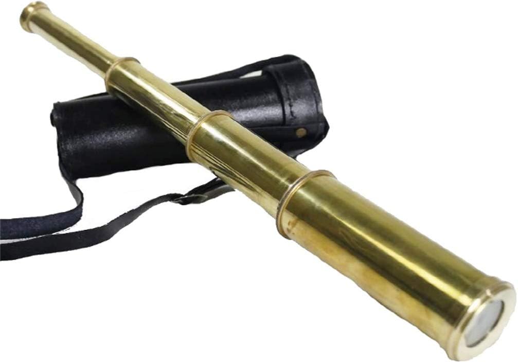 Amazon.com: 15" Solid Brass Handheld Telescope - Pirate Spyglass with ...