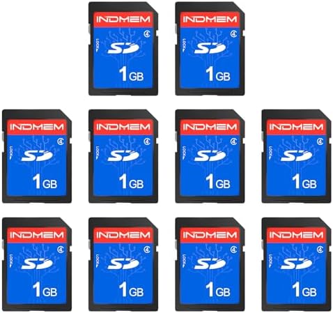 Amazon.com: Giguid INDMEM 1GB SD Card, 10 Packs Class 4 1GB Flash ...