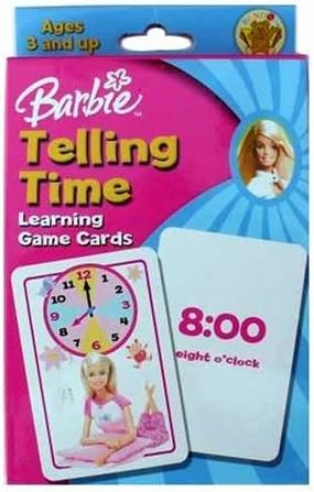Amazon.com: Barbie Telling Time Learning Game Cards : Toys & Games