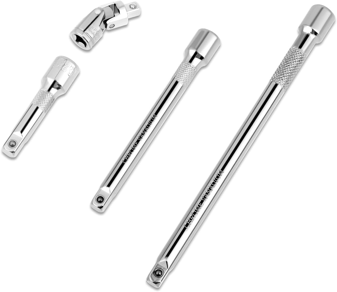 Vin Beauty 4 PCS 1/4 Inch Drive Extension Bar Set, Drive Socket ...