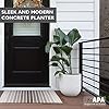 Amazon.com : Ilyapa 14x14 inch Modern Concrete Outdoor Planter, Large ...