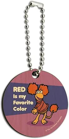 Amazon.com: GRAPHICS & MORE Red Is My Favorite Color Fraggle Rock Wood ...