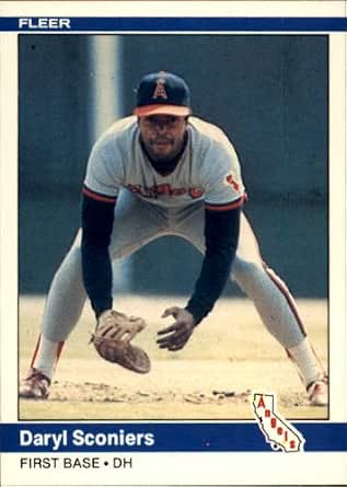 Amazon.com: 1984 Fleer Baseball Card #528 Daryl Sconiers : Collectibles ...