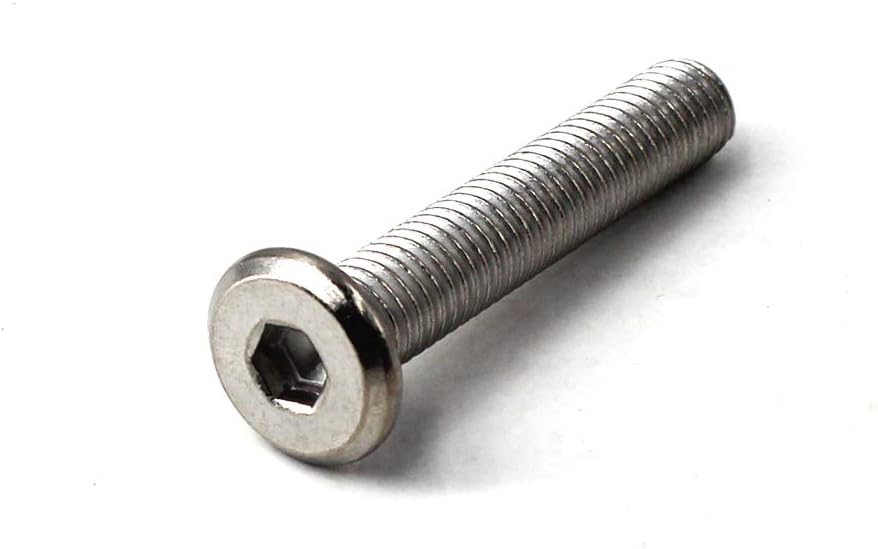 M6x20 Flat Hex Socket Head Screw 304 Stainless Steel Furniture ...