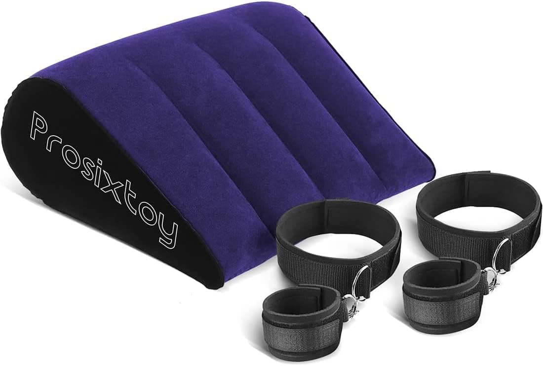 Amazon.com: Sex Bondage Handcuff Set Sex Toy for Couple Toys Triangle ...