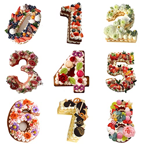 Snapklik.com : Large Number Cake Pans For Baking 3D Cake Silicone Cake ...