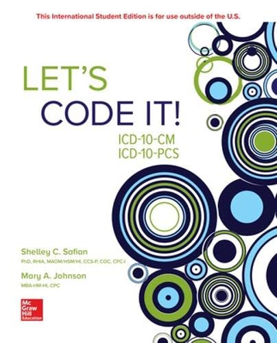 ISE Let's Code It! ICD-10-CM/PCS (ISE HED P.S. HEALTH OCCUPATIONS ...