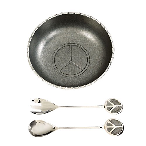 Amazon.com: Peace Sign bowl and spoon set : Home & Kitchen
