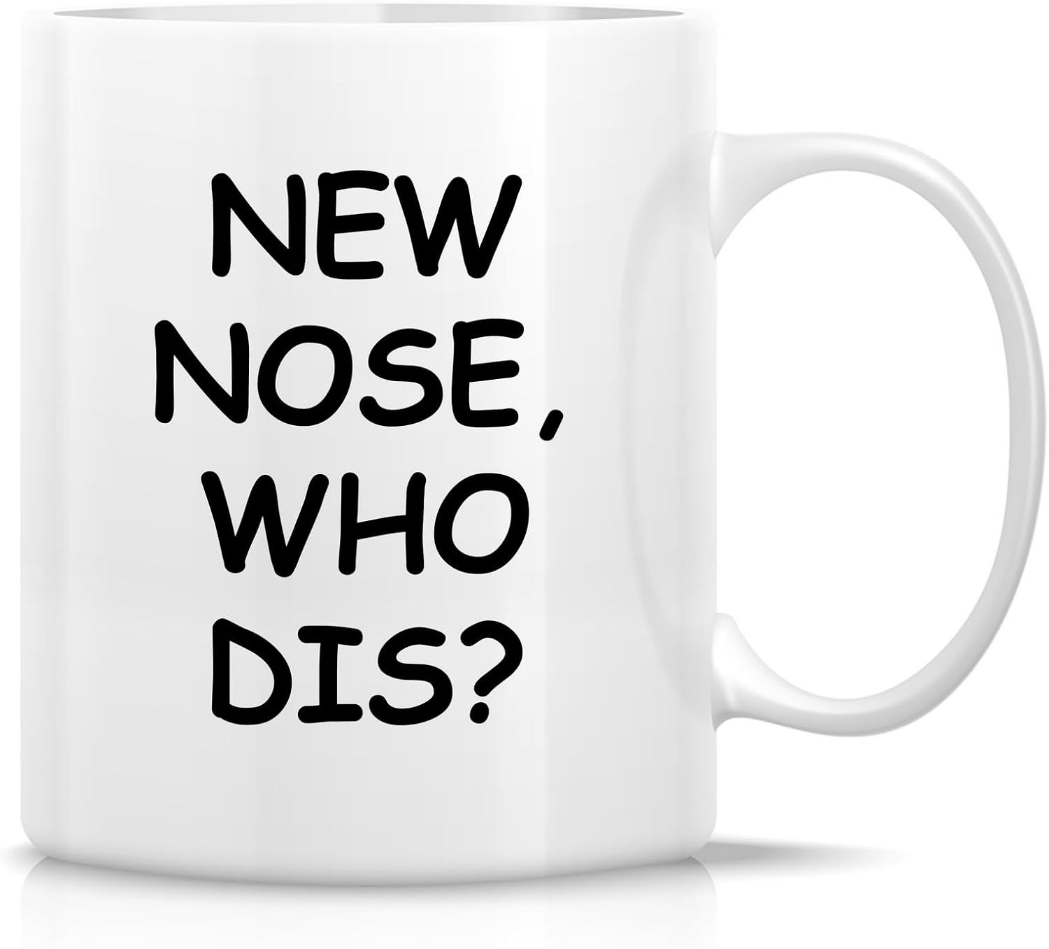 Amazon.com: Retreez Funny New Nose Job Mug - New Nose Job Surgery ...