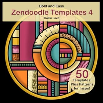 Amazon.com: Zendoodle Templates 4: Bold and Easy Zendoodle Templates ...