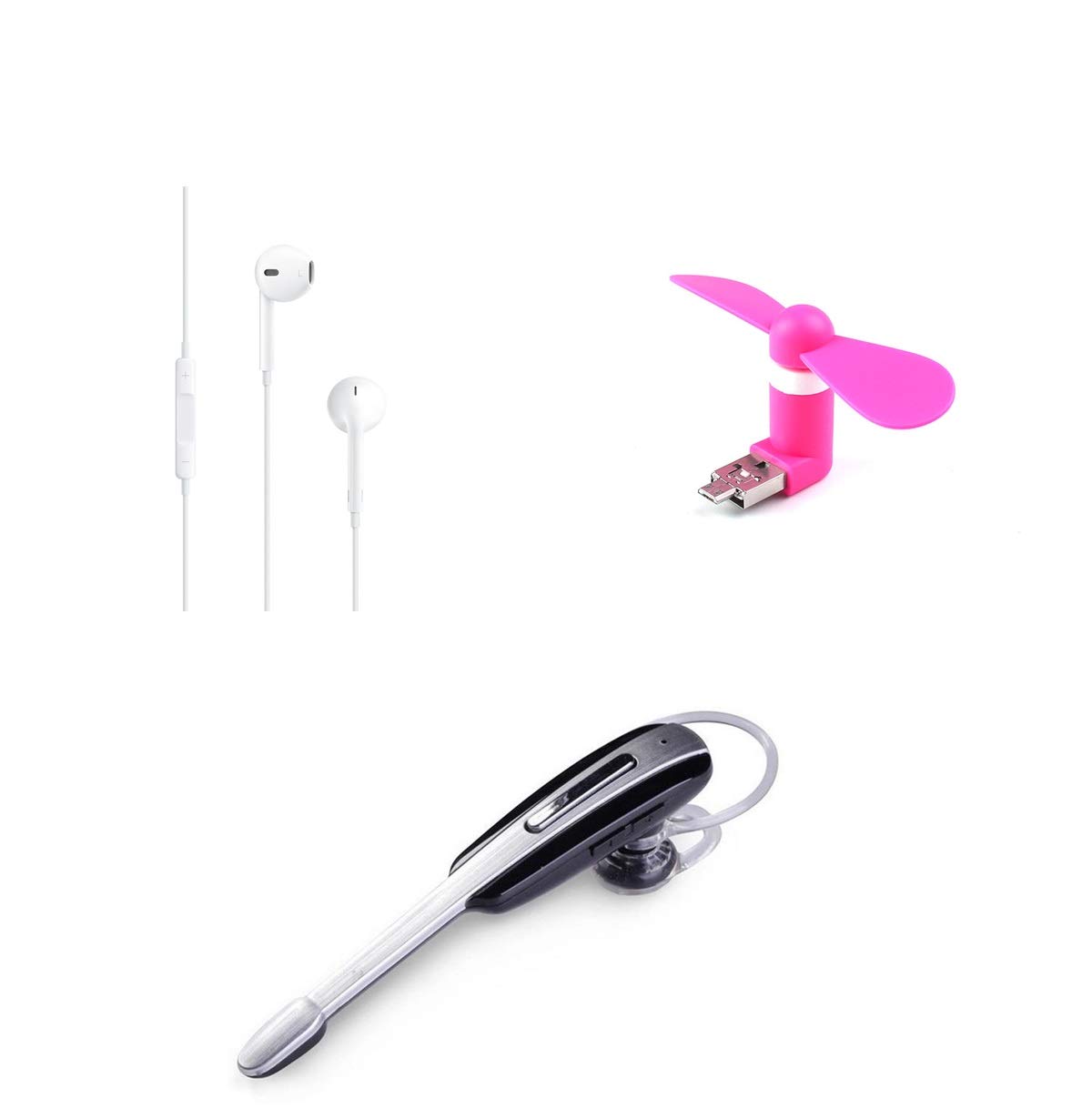 Mini Fan, Earphone, Bluetooth Headset : Amazon.in: Electronics