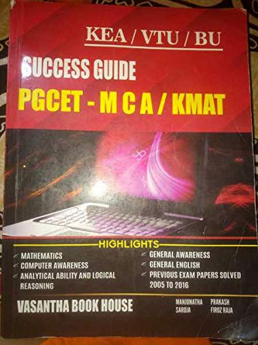 PGCET MCA/KMAT : Amazon.in: Books
