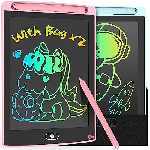 2 Pack LCD Writing Tablet for Kids Doodle Board with 2 Bag, Electronic ...