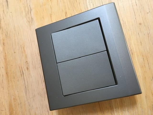 Retrotouch Simplicity Mid Grey Light Switch (2 Gang) - SKU07022 ...