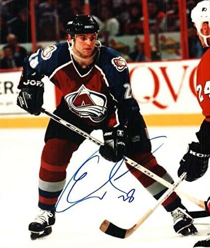 Autographed ERIC LACROIX Colorado Avalanche Photo - Autographed NHL ...