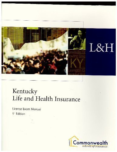 L&h Kentucky Life and Health Insurance License Exam Manual by Kaplan ...