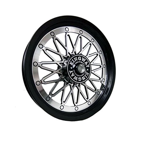 Royal Enfield Alloy Wheel for Classic-350 Black-Silver : Amazon.in: Car ...