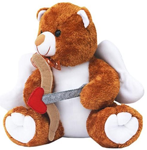 Buy Babyjoys Brown Cupid Teddy with Arrow and Bow 30cms - ad1135 Online ...
