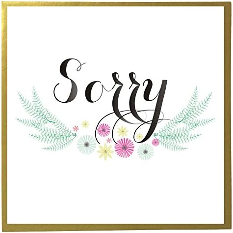 Twizler Sorry Card - I'm Sorry Card for Any Sorry Occasion - Flowers ...