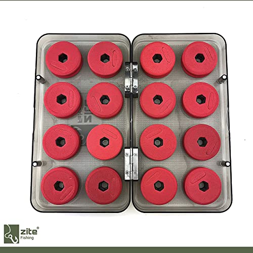 Zite Fishing Rig Fishing Line Hook Winder Set – 16 Pieces in Storage ...